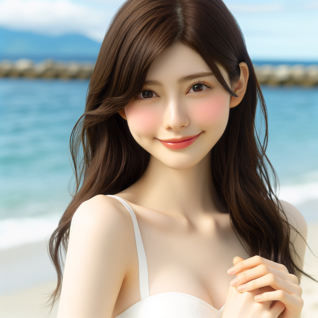 女の子同士が手を繋いでいるアニメ風イラストを生成！ | 教えてAI byGMO